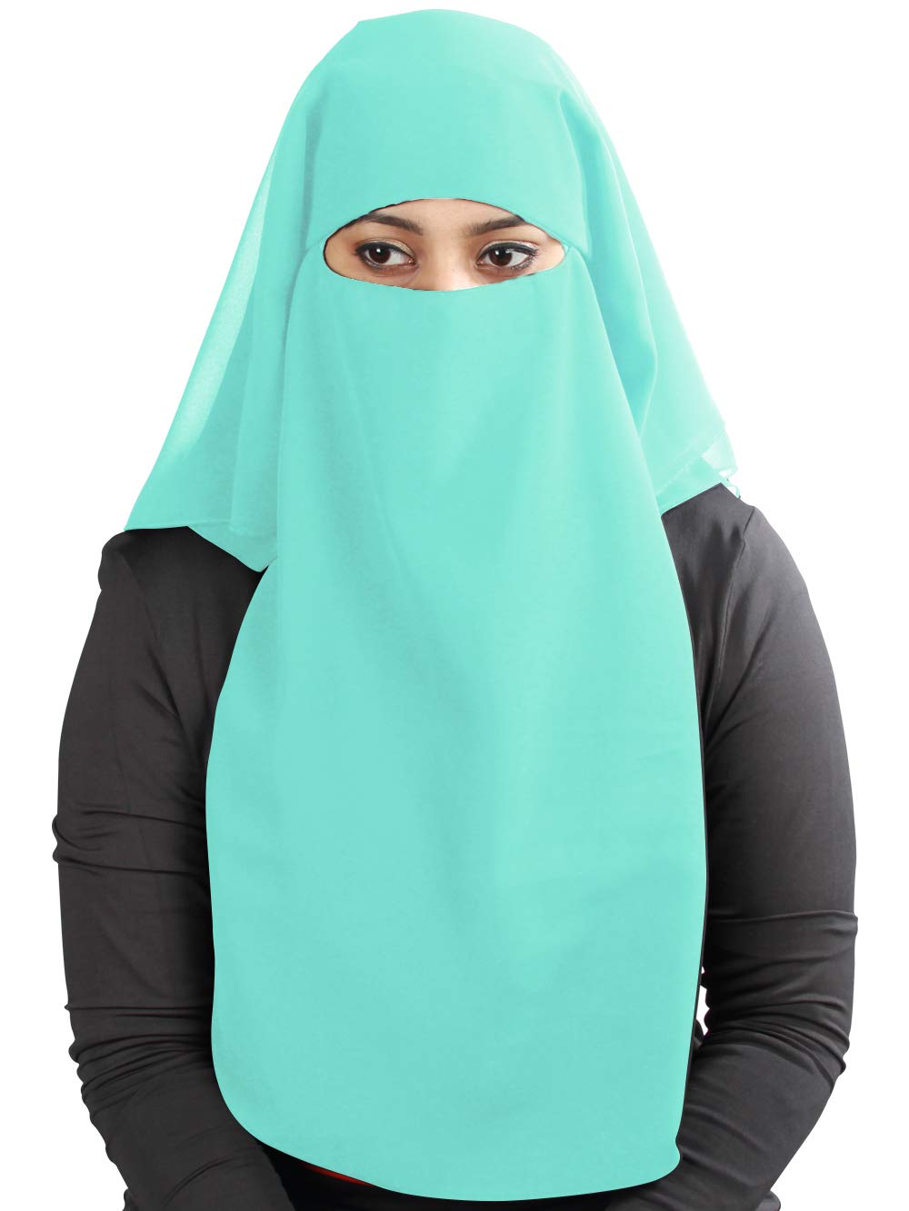 Mybatua 3 Layers Saudi Niqab In Breathable Georgette Wholesale Price ...