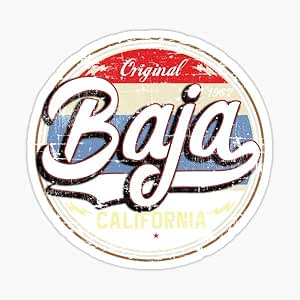 Amazon.com: Baja Blue Sticker Sticker Decal Bumper Sticker Waterproof 5 ...