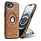 Amazon.com: VAUSERDY Magnetic for iPhone 14 Pro Max Leather Case,Invisible Stand [Compatible ...