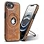 Amazon.com: VAUSERDY Magnetic for iPhone 14 Pro Max Leather Case,Invisible Stand [Compatible ...