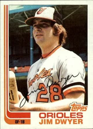 Amazon.com: 1982 Topps Baseball Card #359 Jim Dwyer : Collectibles ...