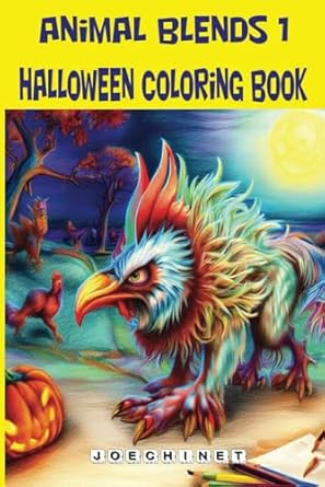 Amazon.com: Animal Blends 1 - Halloween Coloring: Color Spooky ...