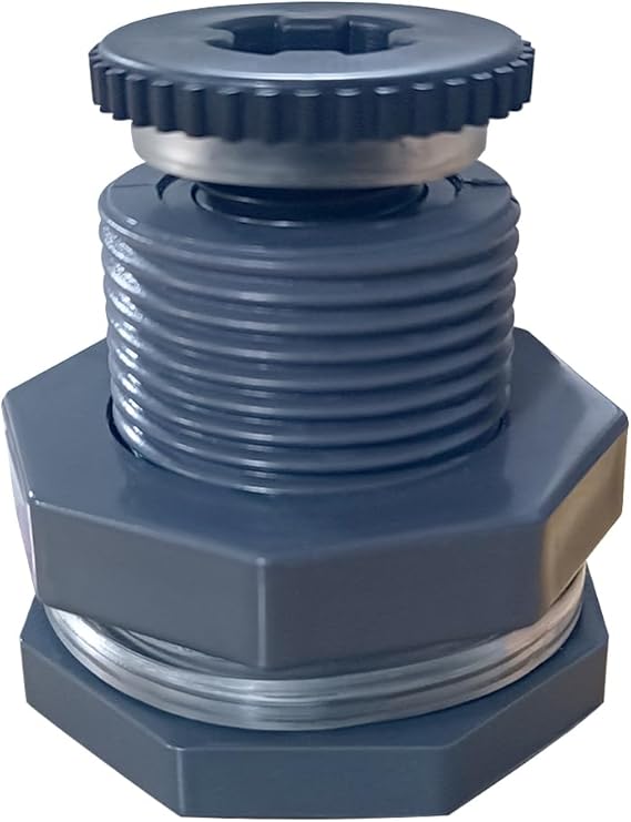 Amazon.com: ANPTGHT NPT 2" PVC Bulkhead Fitting, Female Plastic Water ...