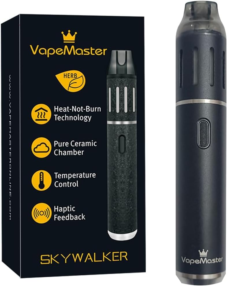 VapeMaster Skywalker Dry Herb Vaporizer, Portable Herbal Vaporizer, No ...