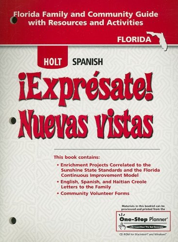 Holt Spanish !Expresate! Nuevas Vistas: Florida Family and Community ...