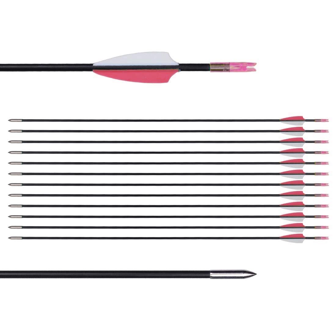 Snapklik.com : LWANO 31" Training Arrows-Archery Practice Target Arrows ...