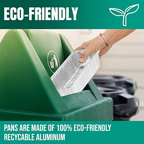 Buy DOBI (10 Pack) Loaf Pans - Disposable Aluminum Foil 2Lb Bread Pans ...