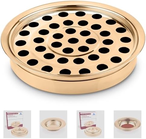 Amazon.com: SruiSwei Polished Stainless Steel 2 Communion Cups Tray ...