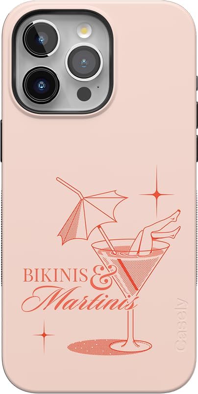 Amazon.com: Casely iPhone 15 Pro Max Case | Bikinis & Martinis | Bach ...