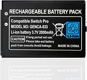 Amazon.com: TFSeven Replacement Battery for Nintendo Switch Pro ...