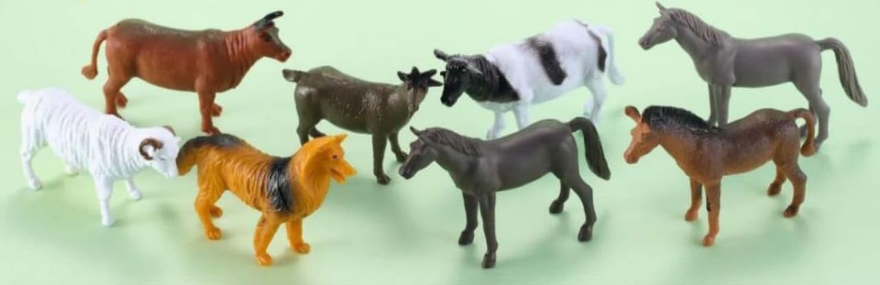 Gift Paradize Farm Animal Toys for Kids Domestic pet Animals Figure Big ...