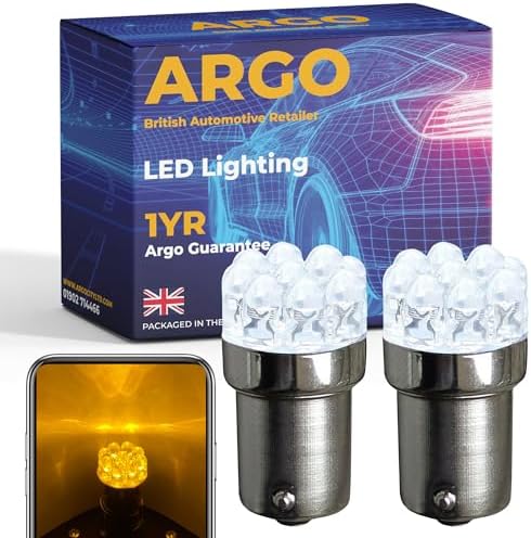 Argo 382 P21w Bulb Xenon Amber Indicator Bulbs 12v Led Car Bulbs Turn ...