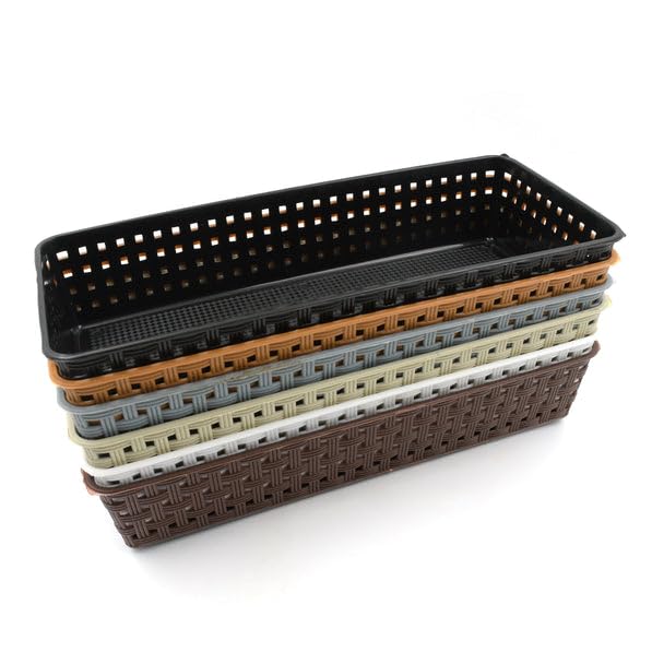 tanist Plastic Multipurpose Desk Organizer Tray Office Drawer DIVIDERS ...