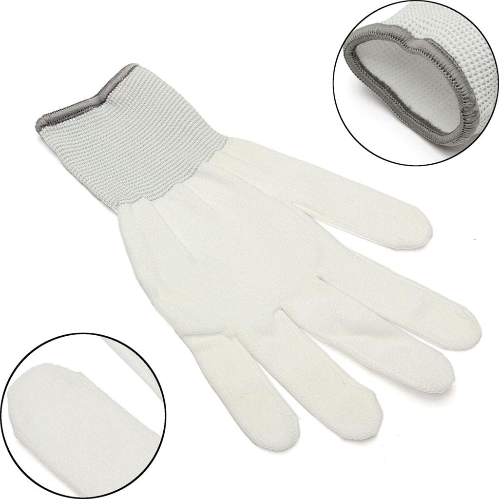 Glove Vinyl 6 Pairs White Wrap Gloves For Car Vinyl Installation - Anti ...