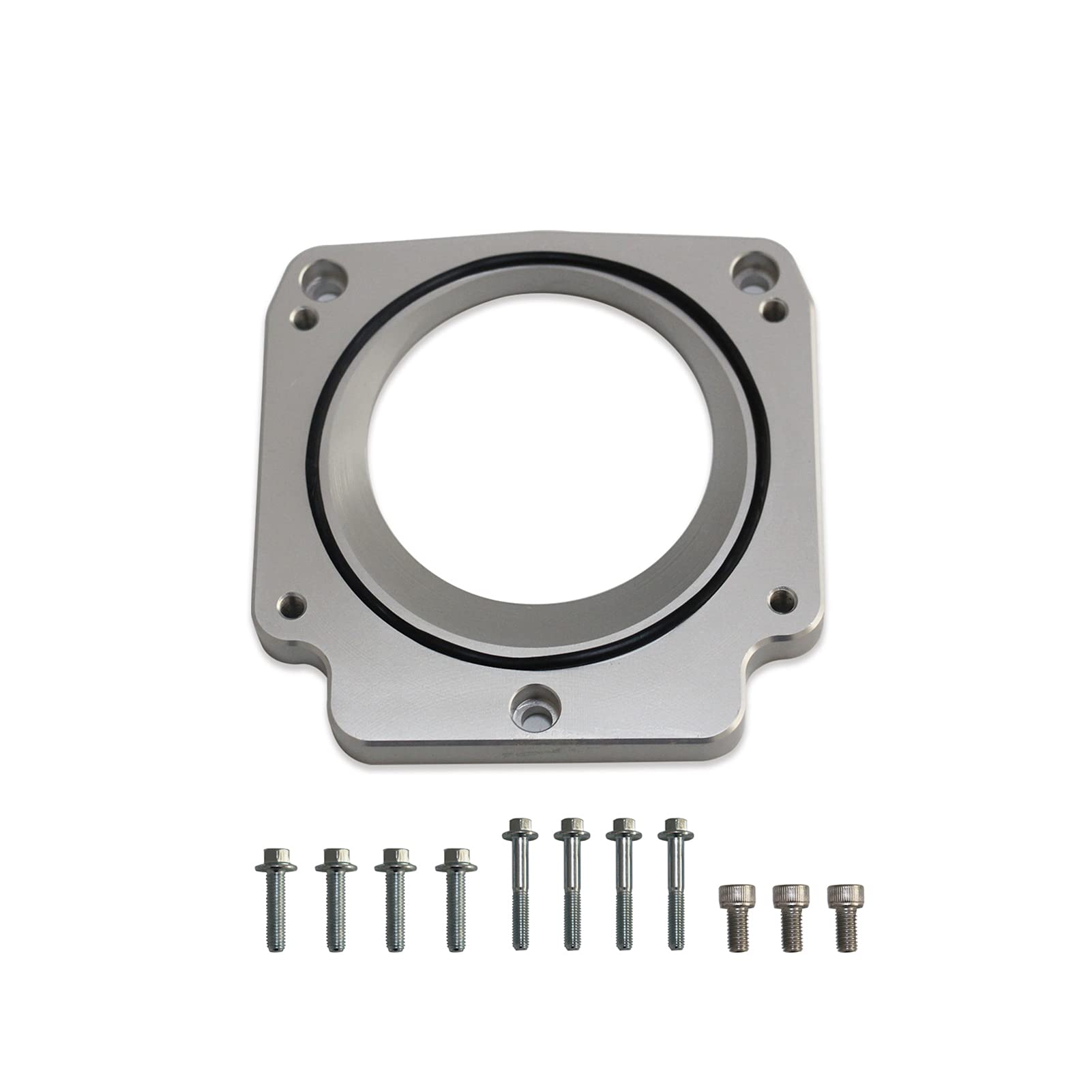 Buy J/E ICT Billet LS Throttle Body Adapter LS1 3 Bolt Intake Manifold ...