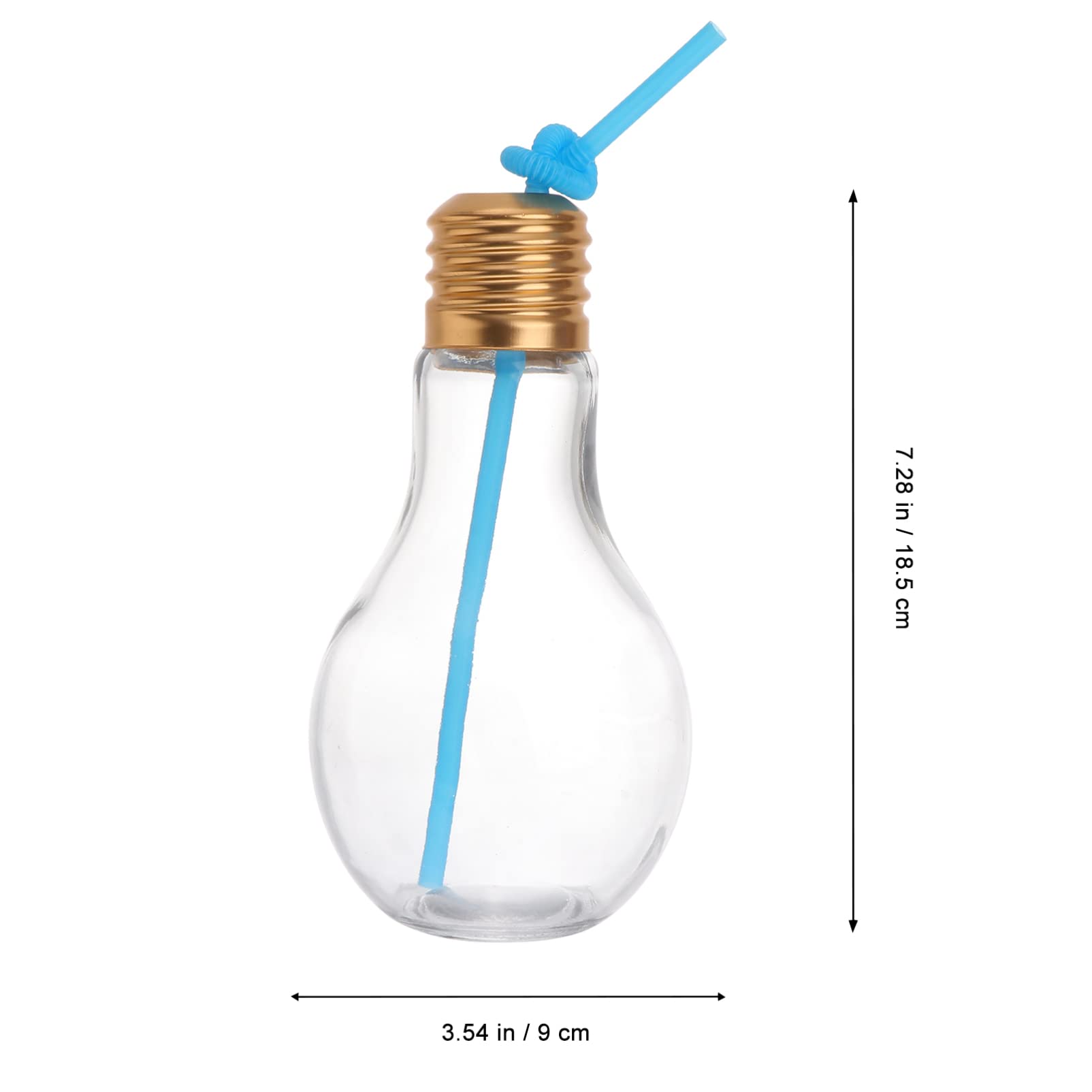 Light Bulb Shaped Glasses Premium Glass Light Bulb Shaped Cup In
