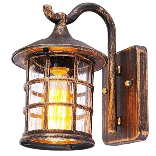 Lampade da esterno parete rustiche: illuminazione rustica per l'outdoor