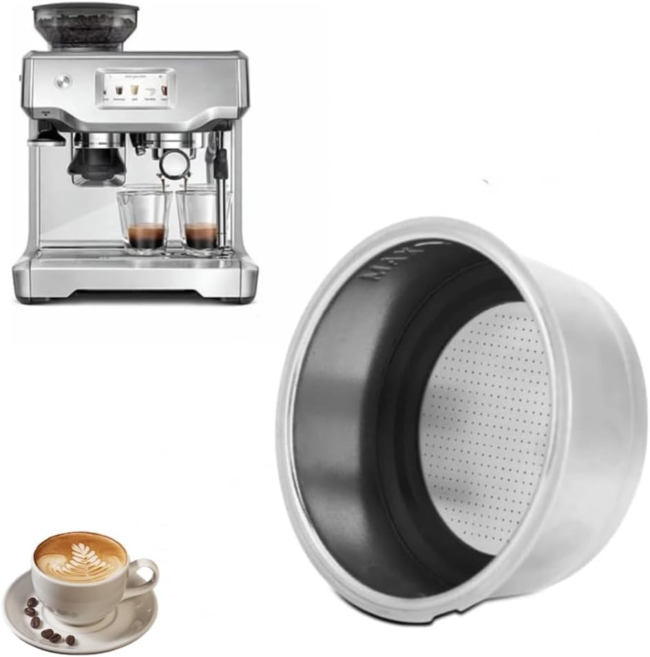 Amazon.com: uxcell 1Pcs 51mm Coffee Filter Basket, 4-Cup Stainless ...