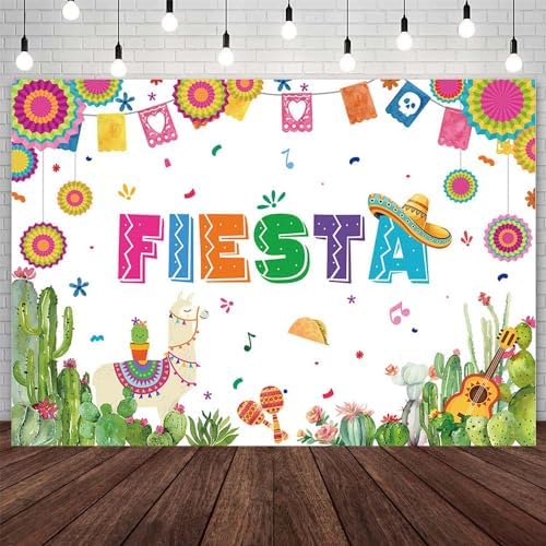 Amazon.com : AIBIIN 7x5ft Mexican Fiesta Backdrop Mexico Cinco De Mayo ...