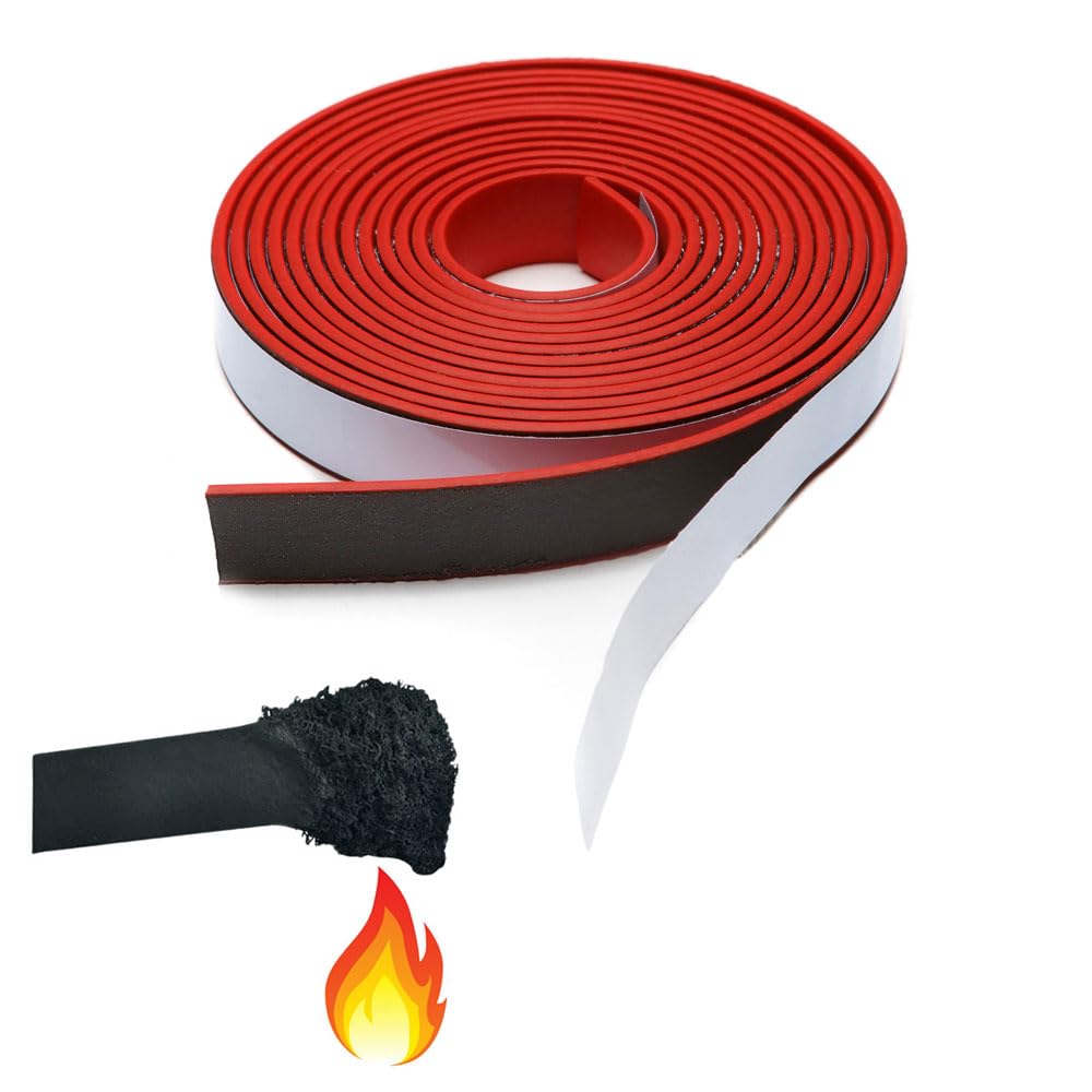 Intumescent Smoke Seal Strip Tape 9 Foot Graphite And Rubber ...