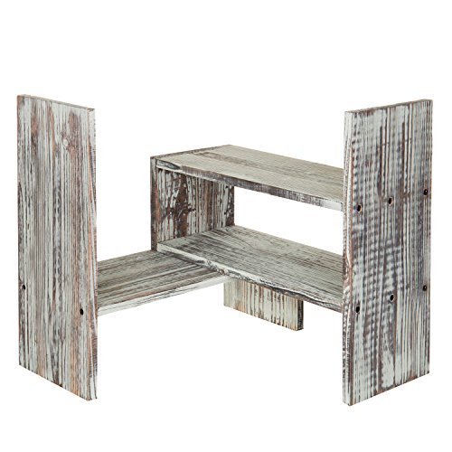 MyGift Adjustable Solid Wood Desktop Storage Organizer Display - Want ...