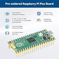 SunFounder Raspberry Pi Pico Starter Kit with 40 Projects Online Tutorials, MicroPython C Piper ...