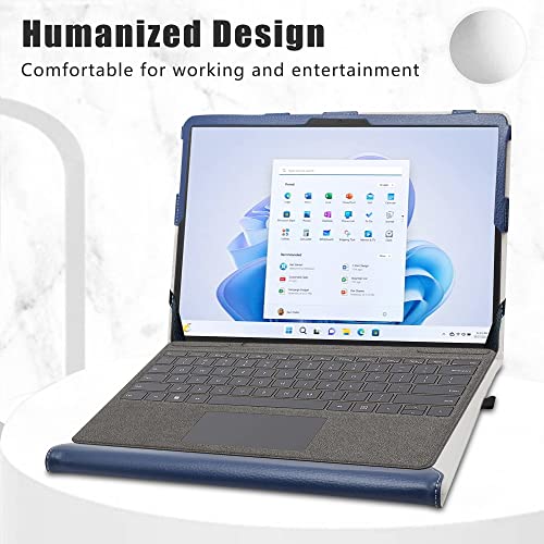 LiuShan case for Microsoft Surface Pro 9 /Pro 8 Tablet 2 in 1,PU ...