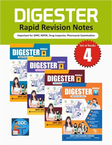 Buy DIGESTER | RAPID REVISION BOOKS FOR GPAT (Set Of 4 Books) Book Online at Low Prices in India ...