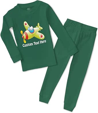 Amazon.com: Cute Rascals Custom Boy & Girl Cotton Toddler Pajamas ...