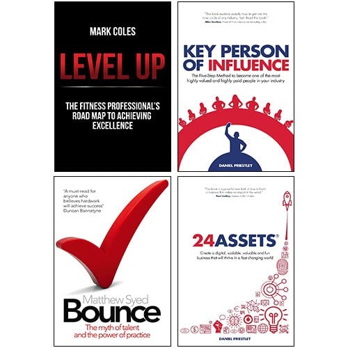 Bounce By Matthew Syed, Level Up By Mark Coles, 24 Assets By Daniel ...
