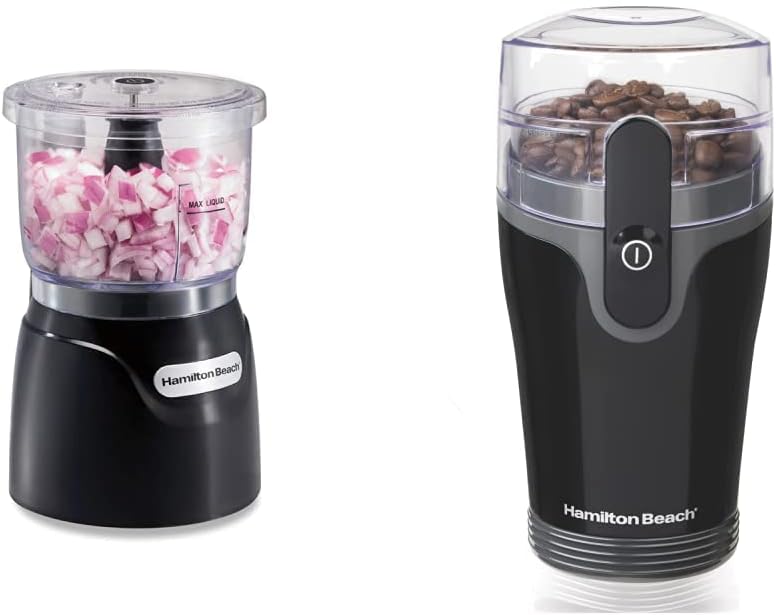 Amazon.com: Hamilton Beach Electric Vegetable Chopper & Mini Food ...