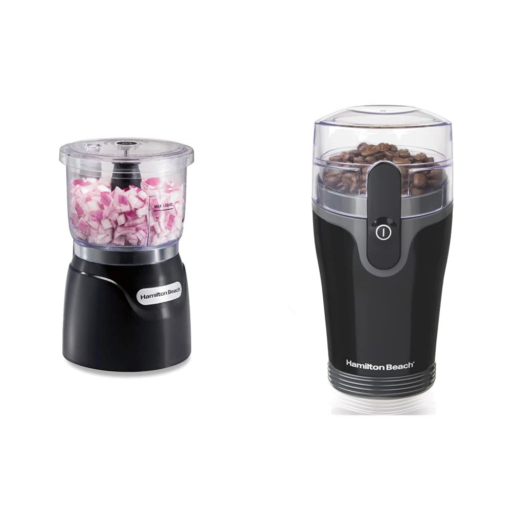 Amazon.com: Hamilton Beach Electric Vegetable Chopper & Mini Food ...