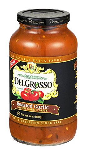 Amazon.com : Delgrosso, All Natural Roasted Garlic Pasta Sauce, 24 ...