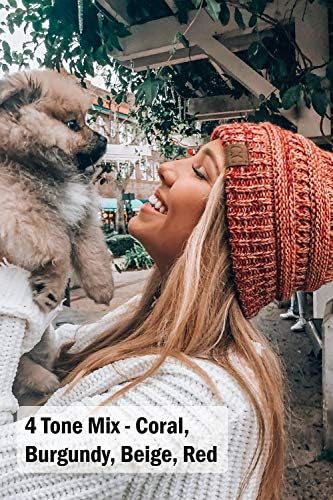 4 Tone Beanie Bundle - 1 Blue #15, 1 Rainbow #11 (2 Pack) at Amazon Men ...