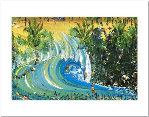 SMART ART - 'Tropical Mix' by Steven Valiere - Fine Art Print 14x11 ...
