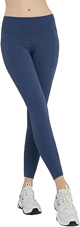 Womens Leggings with Pocket Tummy Control high Waisted Yoga Pants Workout Leggings Soft Women's ...