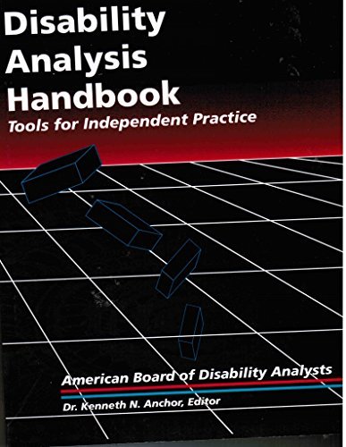 Amazon.com: Disability Analysis Handbook: Tools for Independent ...