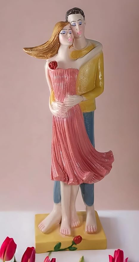Buy Femina Collection Valentine Romentic Love Couple Statue for Home ...