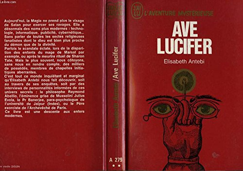 Amazon.com: ave Lucifer: Antebi Elisabeth: Books