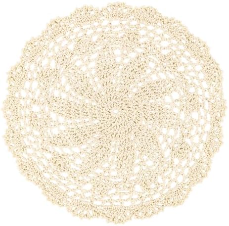Amazon.com: Framendino, 4 Pack Round Doilies for Tables 10 Inch ...
