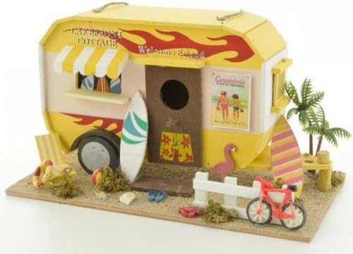 FK Automotive ABVH016 'Caravan' Bird House Nesting Box Feeding House ...