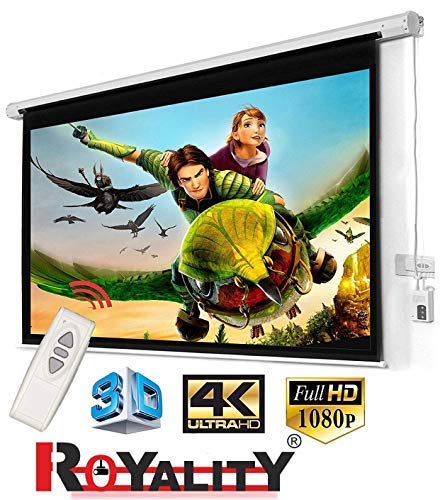 Spline Motorised Projector Screens 4ft.x 6ft.-84" Diagonal in 4:03 ...