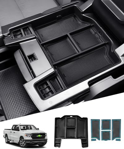 Autorder Center Console Organizer for 2019-2026 Dodge RAM 1500 2500 ...