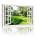 Amazon.com: Nustila Canvas Print Nature Wall Art Window Frame Style ...