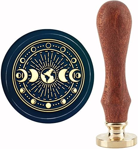 Amazon.com: CRASPIRE Moon Phase Wax Seal Stamp Astrolabe Vintage ...