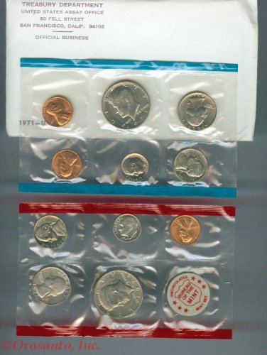 1971 US Mint Set at Amazon's Collectible Coins Store