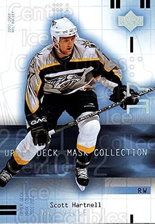 Amazon.com: (CI) Scott Hartnell Hockey Card 2001-02 UD Mask Collection ...