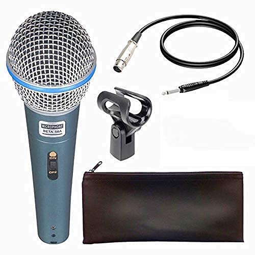 PGSA2Z Beta 58A Professional Wired Handheld Dynamic Mic Vocal Karaoke ...