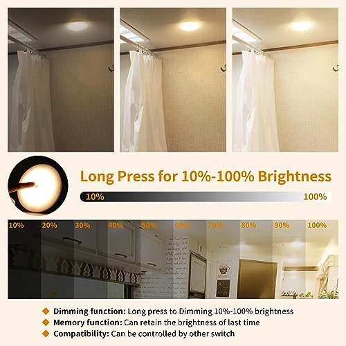 Snapklik.com : RV Lights Interior, 5 Inch RV LED Ceiling Puck Light ...