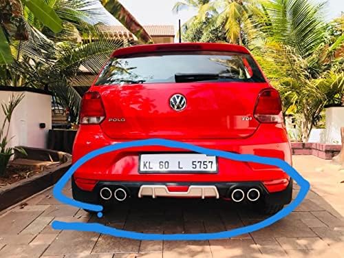 AUTOFLAME ABS Rear Diffuser for Polo (Medium) : Amazon.in: Car & Motorbike